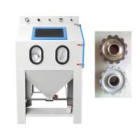 China Automatic Vertical Sandblast Cabinet Industrial Sandblasting Machine 1130×730×1520mm 293 KG for sale