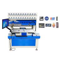 China Rubber Patch Making Machine PVC Logo Patch Machine 24 Colors with Computer for sale