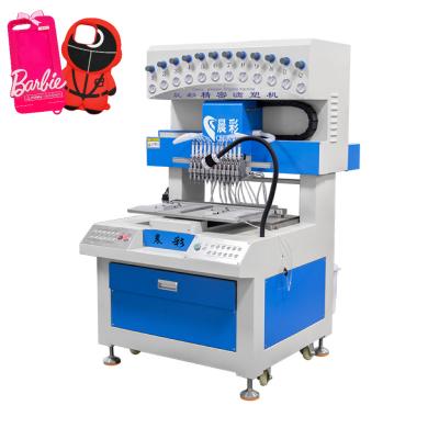 Китай 12 цветов 3D станок для изготовления брелоков из резины продается