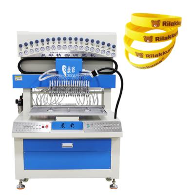 China 18 Color PVC Dispensing Machine for 2D Patches Production for sale