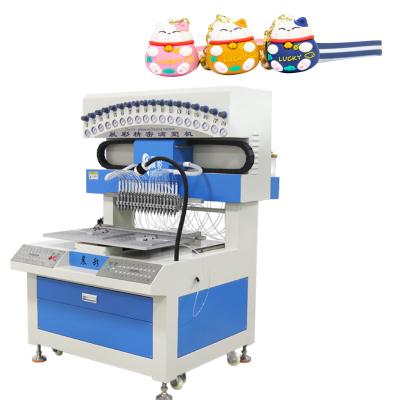 China 18 Color PVC Dispensing Machine for 2D Patches Production for sale