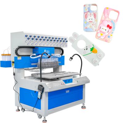 China Máquina para fabricação de patches de borracha PVC de 24 cores para figuras de desenhos animados 2D 3D à venda