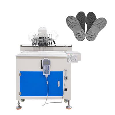 China High Speed Automatic Base Material Dispensing Machine for PVC Label Outsole Slipper Upper for sale