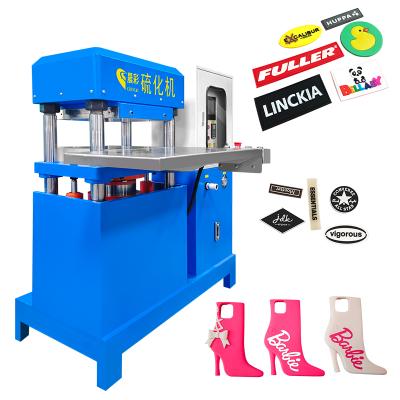 China Automatic 70T Silicone Vulcanizing Press Compression Heat Press Pressing Molding Machine for Making Bar Mat Coin Purse for sale
