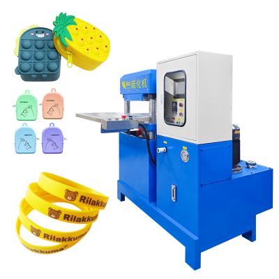 China 70T Automatic Silicone Vulcanizing Heat Hot Plate Pressing Press Molding Machine for Making Coin Purse Coaster Phone Case for sale