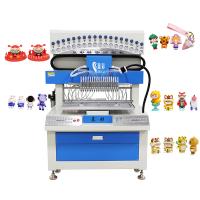 China 18 Color Full Automatic Silicone Dispensing Machine 0.01mm XYZ Accuracy for PVC Label Keychain Making for sale