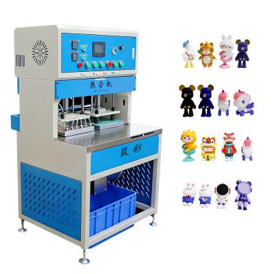 China Automatic PVC Soft Keychain Molding Machine 3D Press Molding Mchine for Making Patch Label Crafts for sale