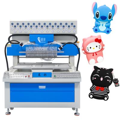 China 24 Colors Automatic Silicone Dispensing Machine with 0.01mm XYZ Accuracy for Energy Saving PVC Silicone Product Making for sale