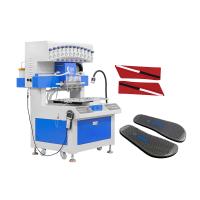 China 12 Color Silicone Keychain Dispensing Machine PVC Shoes Slipper Upper Making Machine 220V for sale