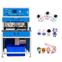 China High Productivity 3D Press Molding Machine for PVC Patch Soft Toys - 550×750×1600mm Dimensions, 164 kg Weight for sale