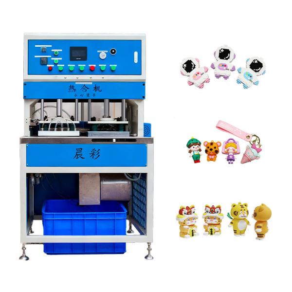 Quality Automatic 3D Heat Press Molding Machine PVC Patch Pressing Mold Machine for for sale