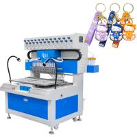 China 32 Colors Automatic Silicone Dispensing Machine 220V 1.85KW Liquid PVC Rubber Patch Dripping Machine for sale