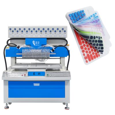 China 24 Colors PVC Silicone Keyboard Case Making Machine Phone Case Dripping Machine for sale