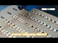 Dual Station Visual Enamel Badge Making Machine With 220V Input Voltage