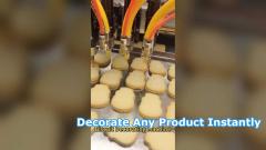 Fully Automatic Chocolate Decorating Machine Biscuit Decorating Machine