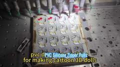 Automatic 2D 3D PVC Silicone Zipper Pull Dripping Machine