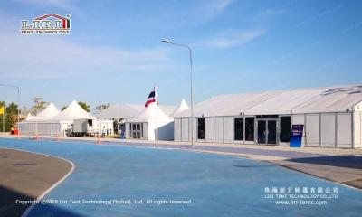 China LIRI TENT Thailand Bike lane project with Pagoda tent, party tent event tent for large event for sale
