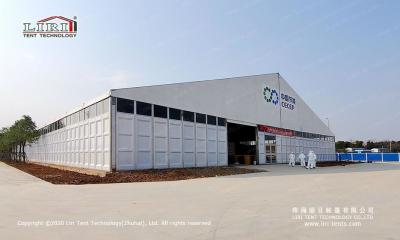 China Industrial Warehouse Tent ABS Sidewall Thermo White Roof For Outdoor Building for sale