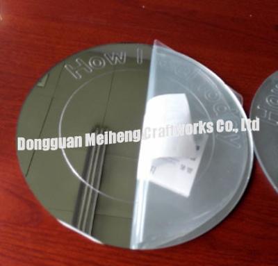 China plastic acrylic word etched mirror sheet / engrave word mirror sheet for sale