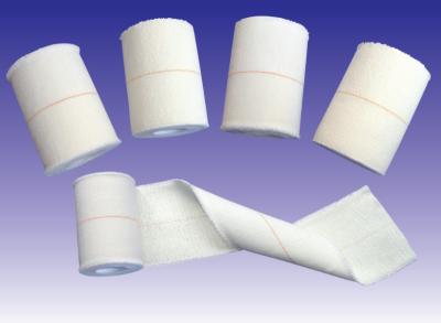China Elastic adhesive bandage medical tapes surgical tapes white with red thread surgical tapes for sale