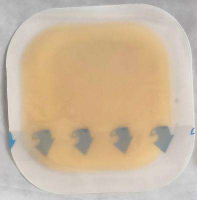 China Hydrocolloid dressing wound dressing border 10x10cm for moderately chronic and acute wounds use wound care for sale