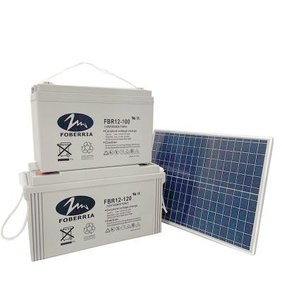 Cina F13 Sla ha sigillato le batterie al piombo della batteria al piombo 12V 100ah per stoccaggio solare in vendita