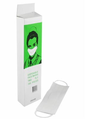 Cina Maschera di protezione eliminabile del filtro di carta, dimensioni di maschera eliminabile di respirazione 20 X 7CM in vendita