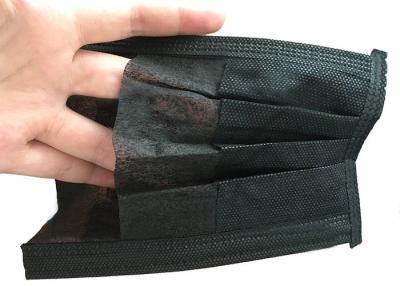 Cina maschera di protezione attiva nera del carbonio 3ply/4ply con elastico regolabile facile in vendita