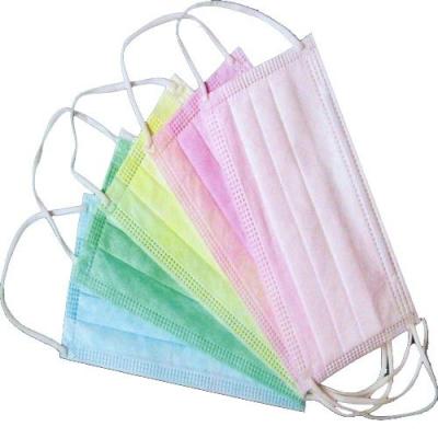 Cina Maschera medica comoda della bocca opzioni di colore della maschera di protezione di protezione di 3 pieghe multi in vendita
