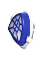 China Plastic Shell Antibacterial Face Mask Triangle Shape Non Woven Filter Replaceable for sale