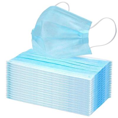 Cina 3 morbidi maneggiano la resistenza respiratoria bassa materiale non tessuta eliminabile della maschera di protezione in vendita