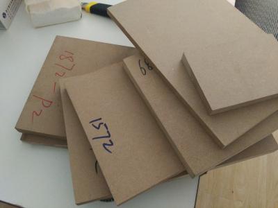 China 1220*2440MM*6,12,15mm E1/E2 glue 680KG+  plain MDF for sale