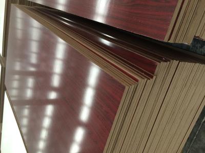 China 1220*2440*16,17,18mm poplar core E1/E2 glue melamine laminated MDF for sale