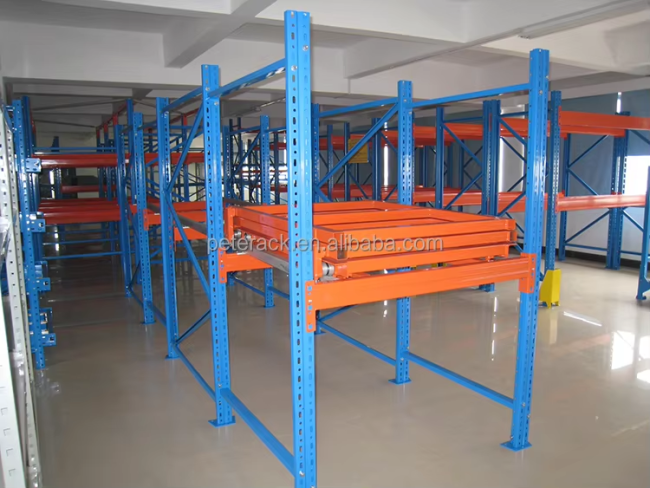 Push Back Racking system components