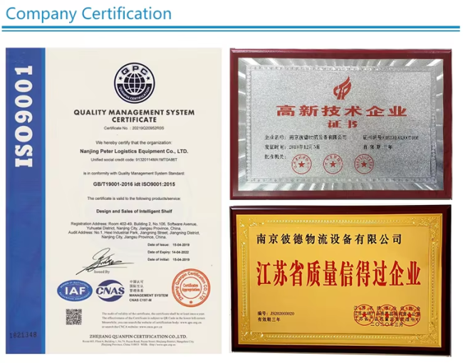 Push Back Racking capacity test