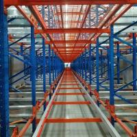 China Radio Shuttle Rack FIFO LIFO Dual Mode Pallet Racking System Fire Access Both Ends Loading for sale