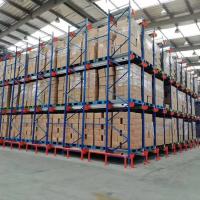 China Radio Shuttle Rack FIFO LIFO Dual Mode Pallet Racking System Fire Access Both Ends Loading for sale