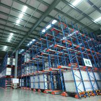 China Radio Shuttle Rack FIFO LIFO Dual Mode Pallet Racking System Fire Access Both Ends Loading for sale