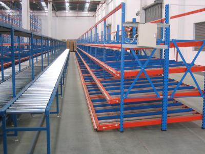 China Heavy Duty Carton Flow Through Racking System For Industrial Warehouse Beer Storage for sale