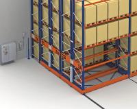 China Electric Mobile Storage Rack System Movable Racking Heavy Duty Pallet Rack 32T Capacity 380V for sale