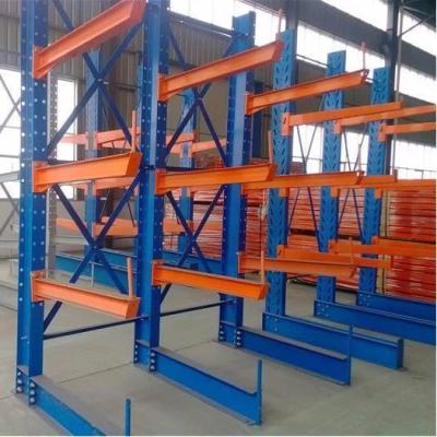 China Peterack Industrial Steel Heavy Duty Cantilever Racking System Tubular Storage Warehouse Shelves for sale