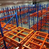 China Customized Push Back Racking System for Warehouse Storage - Steel Construction with 4000-21000kg Capacity for sale