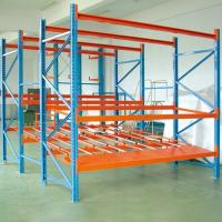 China Heavy Duty 5 Layer Carton Flow Rack - Gravity Flow Roller System with Customizable Steel Construction for sale
