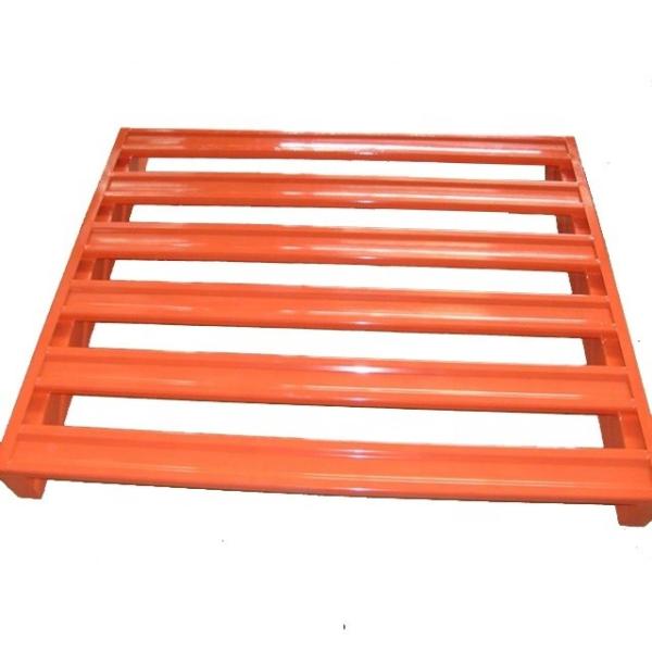 Quality Stackable Steel Pallets 1 Layer Plate Type Storage Racking Accessories for sale