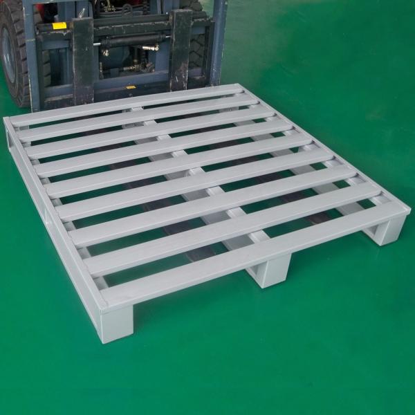Quality Stackable Steel Pallets 1 Layer Plate Type Storage Racking Accessories for sale