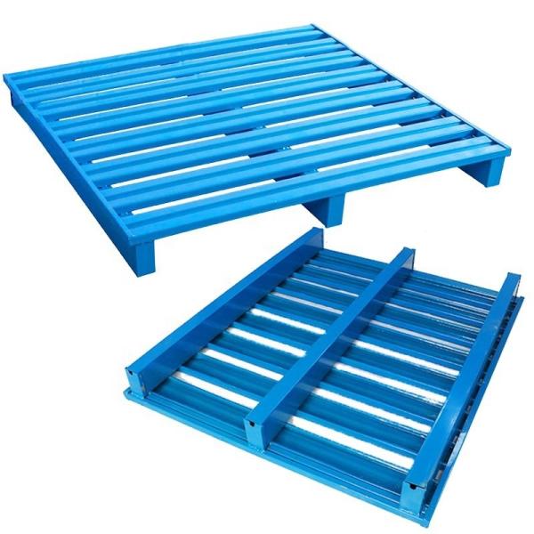 Quality Stackable Steel Pallets 1 Layer Plate Type Storage Racking Accessories for sale