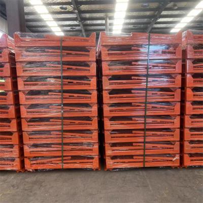 China Forklift Collapsible Metal Storage Box , Stackable Metal Cage Containers Rack Bin for sale
