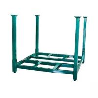 China Heavy Load Foldable Fabric Roll Storage Rack - Stackable Steel Warehouse Racks with Customizable Dimensions and Corrosion Protection for sale