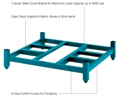 China Heavy Duty Warehouse Stacking Racks , Industrial Steel Racking System Tire Pallet Rack for sale