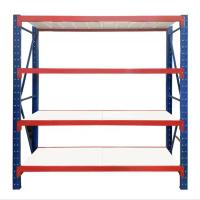 China Peterack Medium Duty Long Span Boltless Shelving 2000x600x2000mm Steel Warehouse Rack 4 Layer for sale